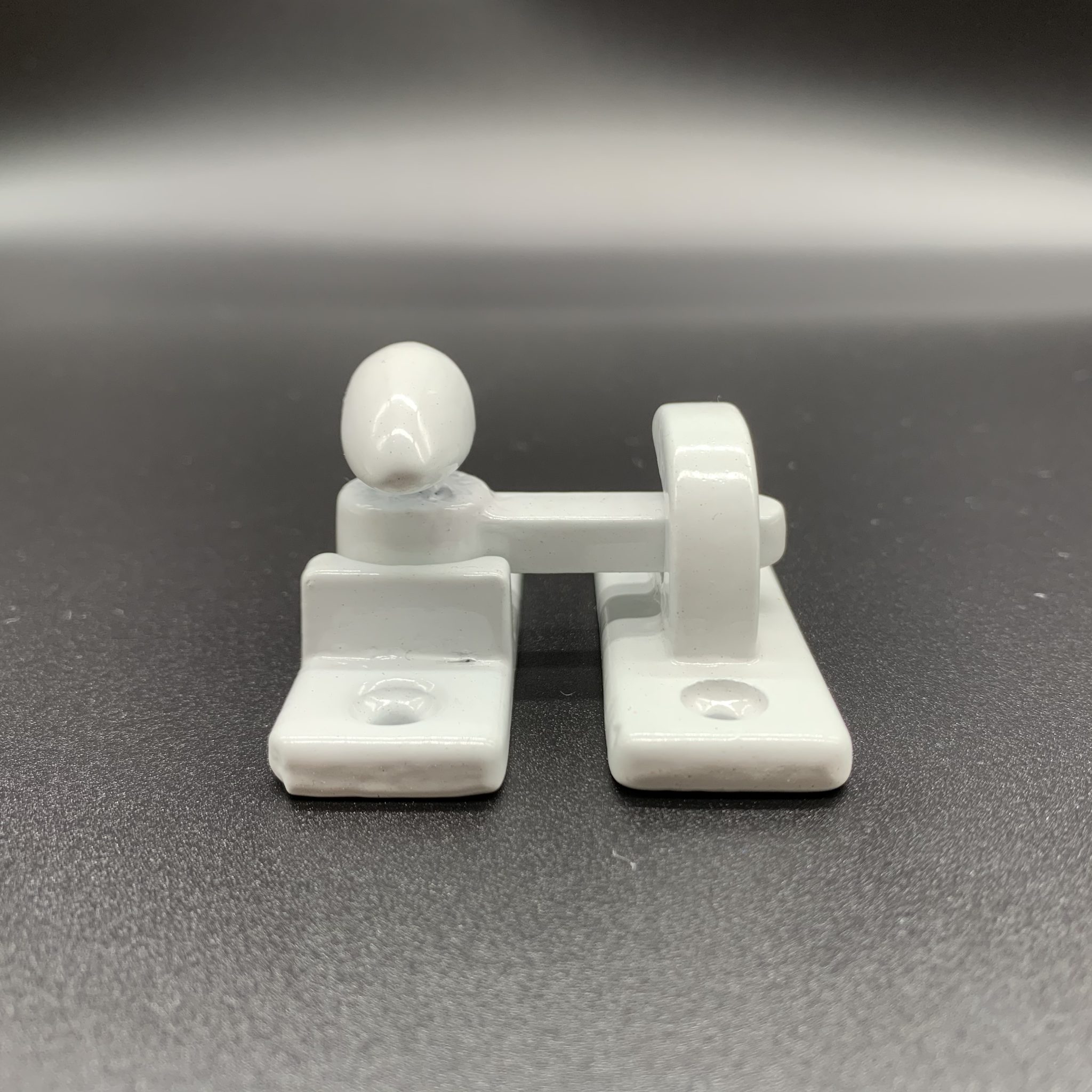 Door latch slim latch white – Freysons